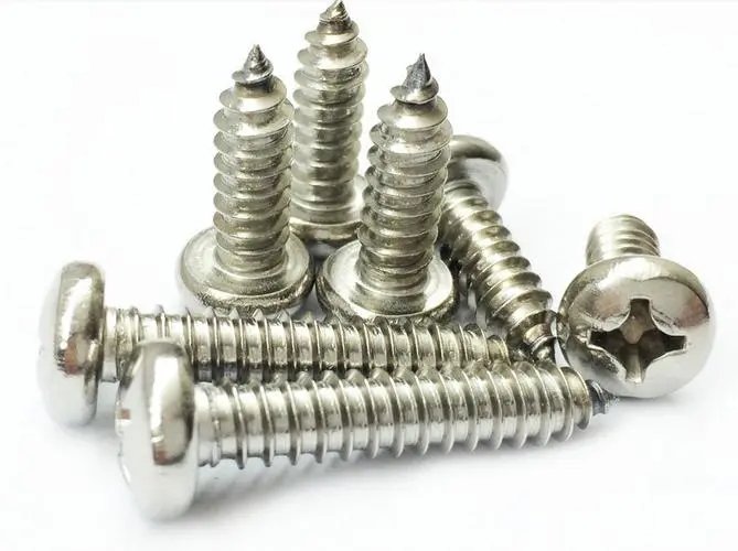 Pan Head Self Tapping Screws, Stainless Steel 304 , DIN7981