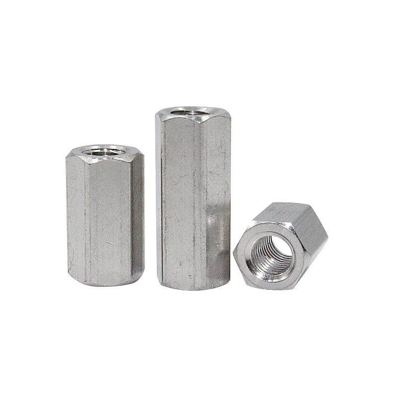 Stainless Steel SS304 316 Hexagon Coupling Nut, Long Nut