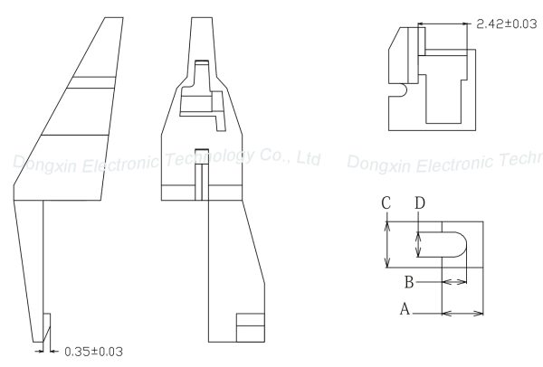 720 Plastic Wire Guide Spare Parts For Semiconductor Aluminium Wire ...