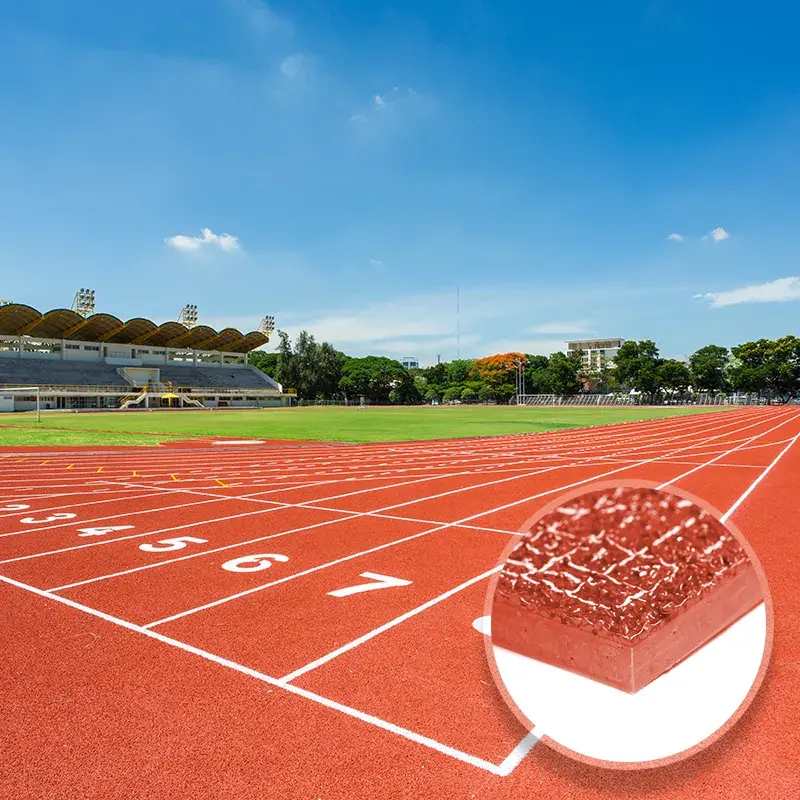 HYBRID PLASTIC RUNNING TRACK - ZHONGXING SPORTS