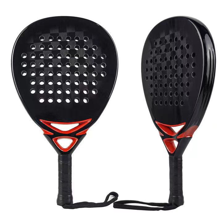 Teardrop Padel Racket Full Carbon Fiber Padel Racket Beach Tennis ...