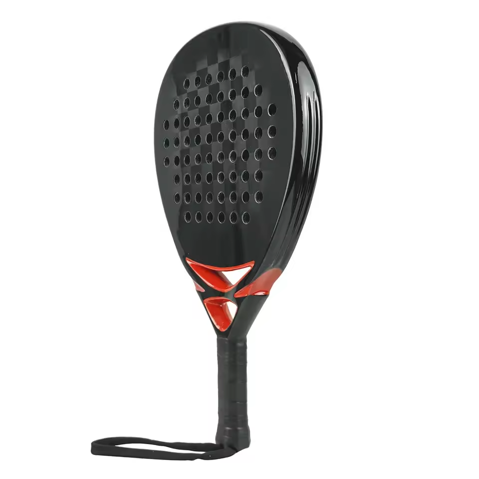 Teardrop Padel Racket Full Carbon Fiber Padel Racket Beach Tennis ...