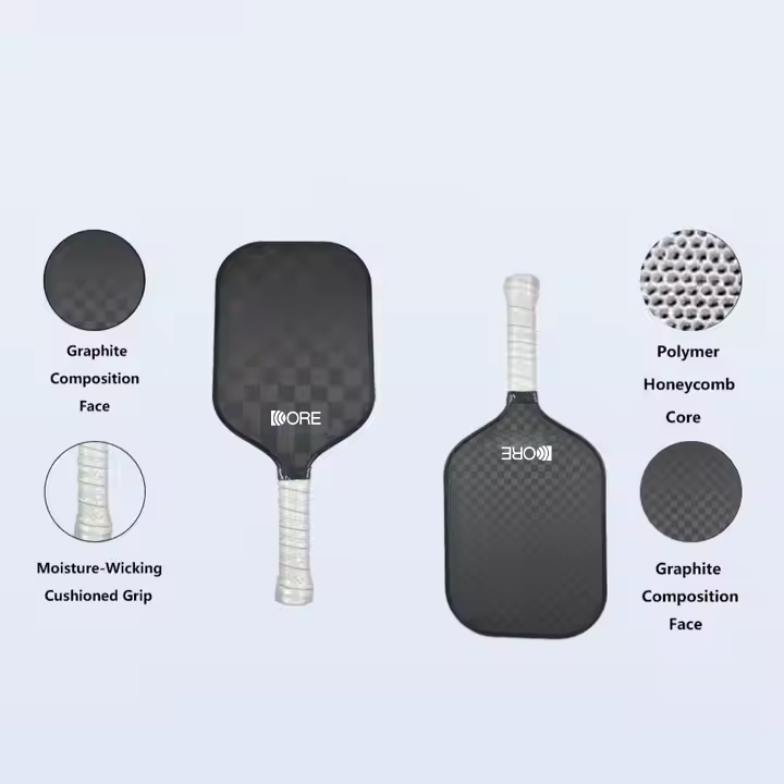 Custom 12K 18K Carbon Fiber Pickleball Paddle