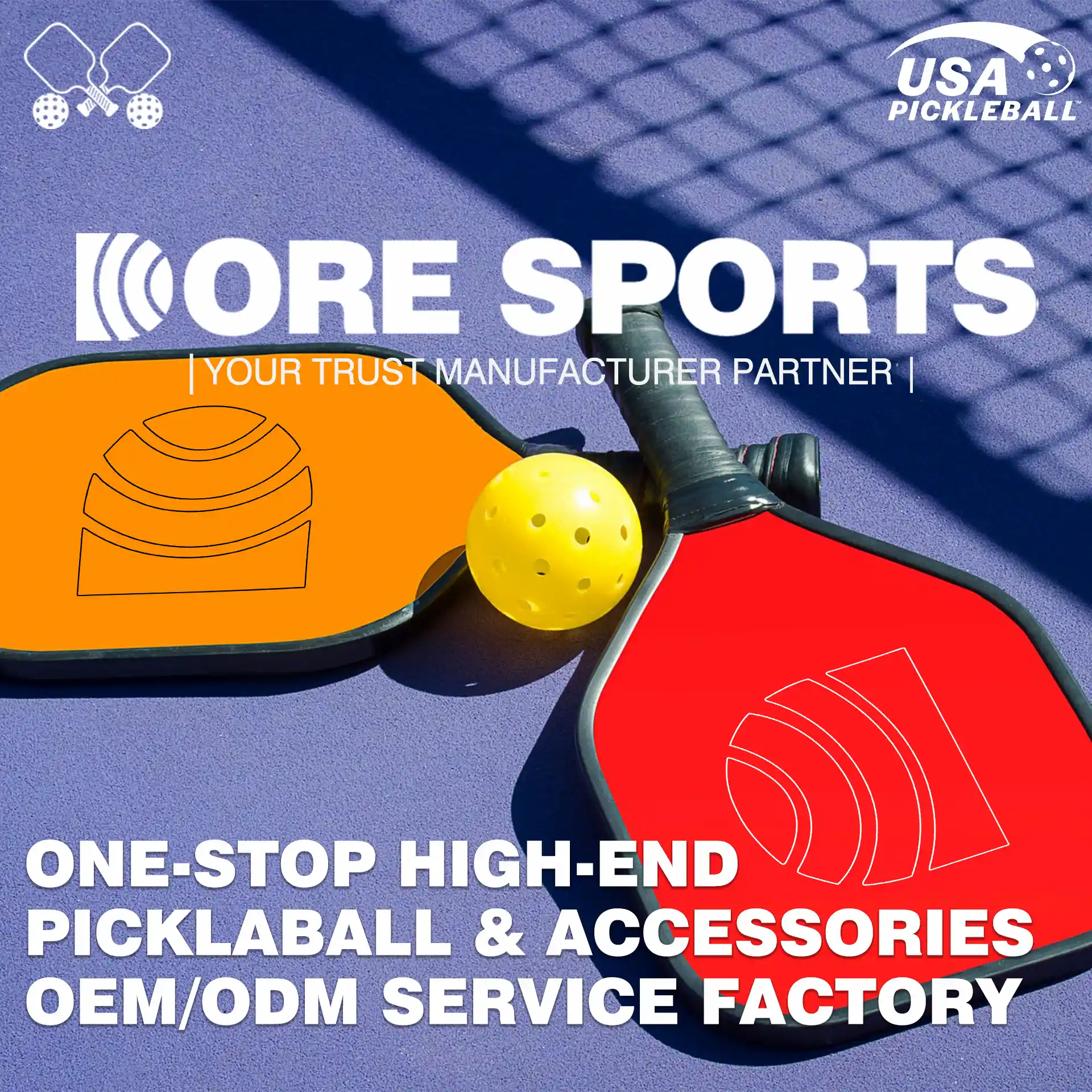 Pickleball Rackets & Accessories Manufacturer and Supplier