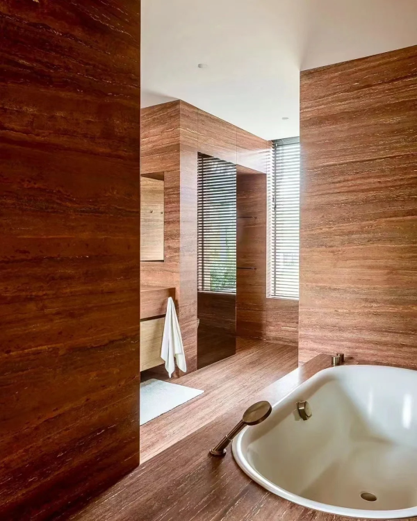 Red Travertine - FunShineStone