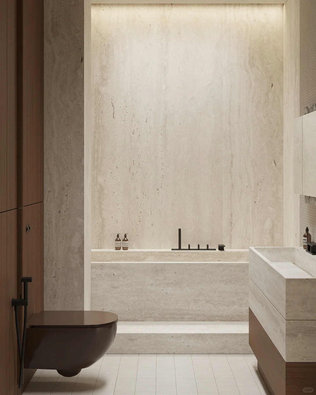 Beige Travertine Sintered Stone - FunShineStone