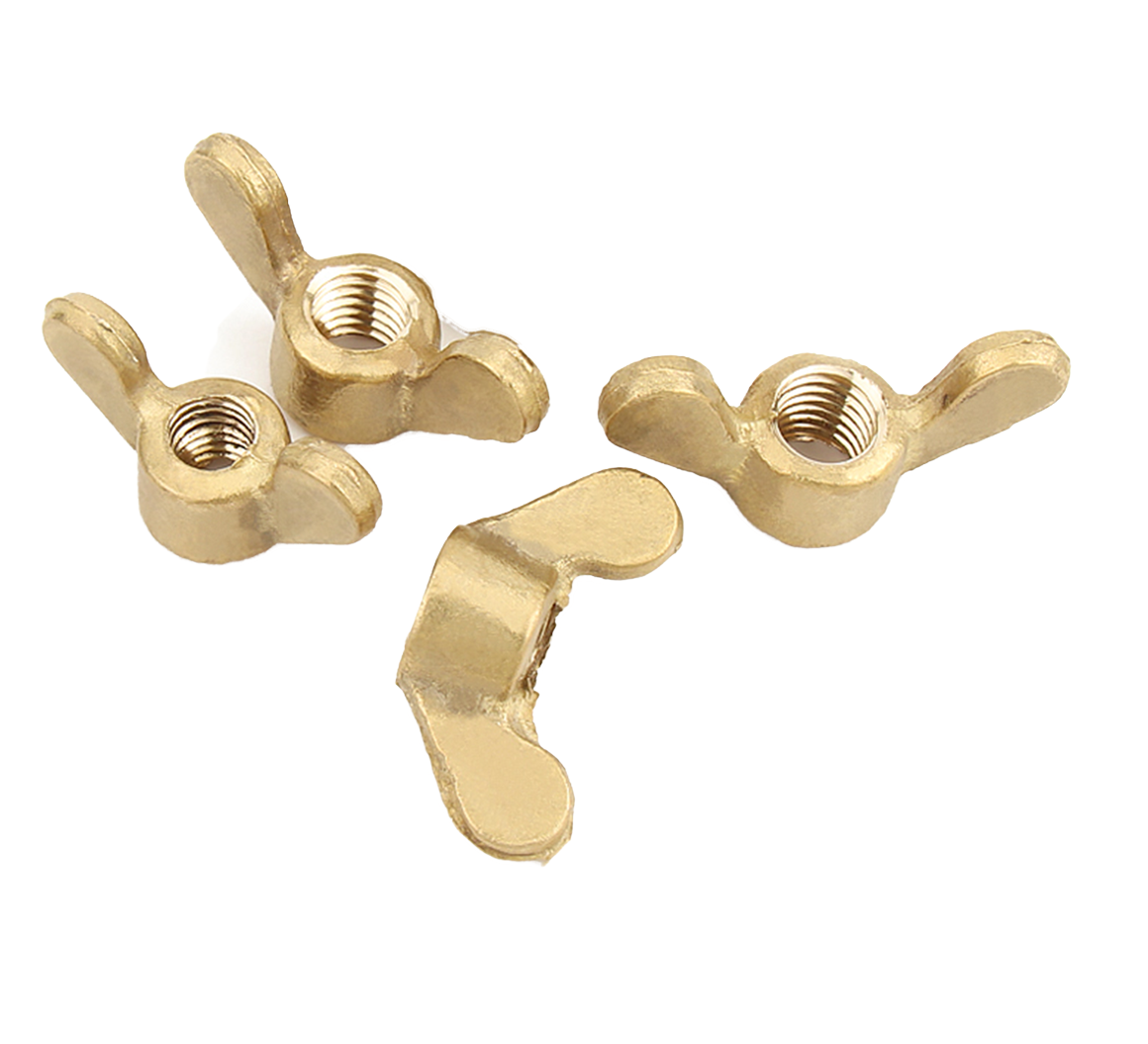 Brass Copper DIN315 Triangle Butterfly Wing Nut - Haixun Fasteners Co ...