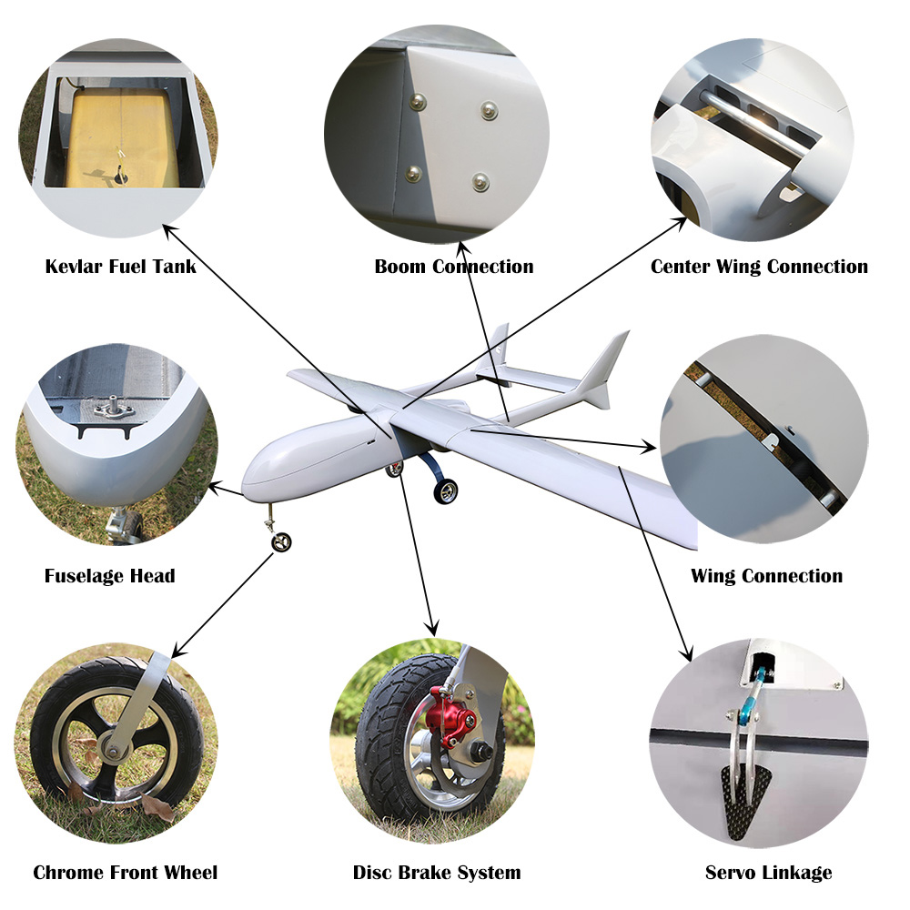 Mugin-5 Pro 5000mm Carbon Fiber UAV Platform - Mugin UAV