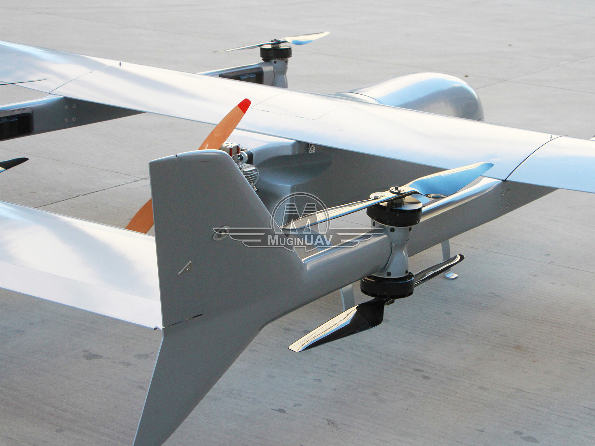 Mugin-5 Pro 5000mm VTOL UAV Platform with 8 Motor Mounts - Mugin UAV