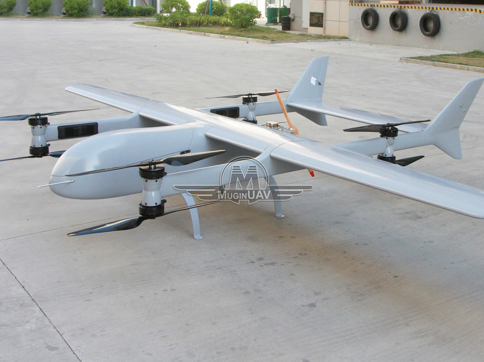 Mugin-5 Pro 5000mm VTOL UAV Platform with 8 Motor Mounts - Mugin UAV