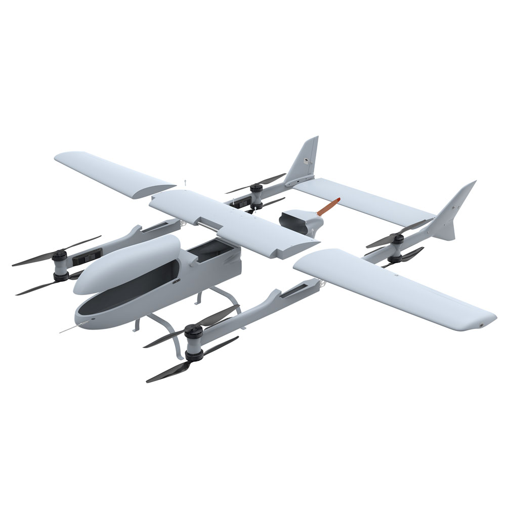 Mugin-5 Pro 5000mm VTOL UAV Platform with 8 Motor Mounts - Mugin UAV