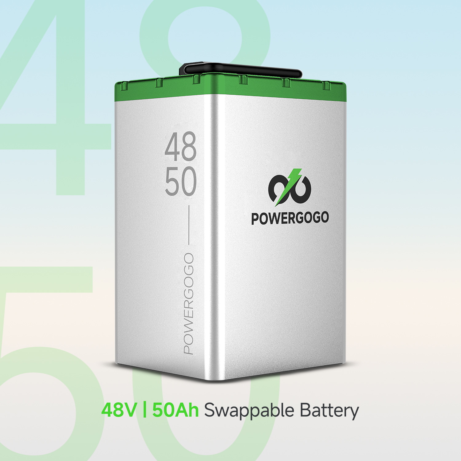 48V 50Ah（NMC）Swappable battery for E-Motorcycle Power GoGo