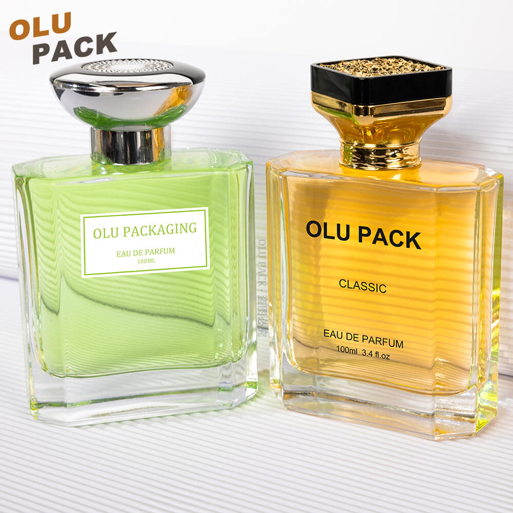 Octagonal Flat-Square High-end Glass Perfume Bottle - Xuzhou OLU Daily ...