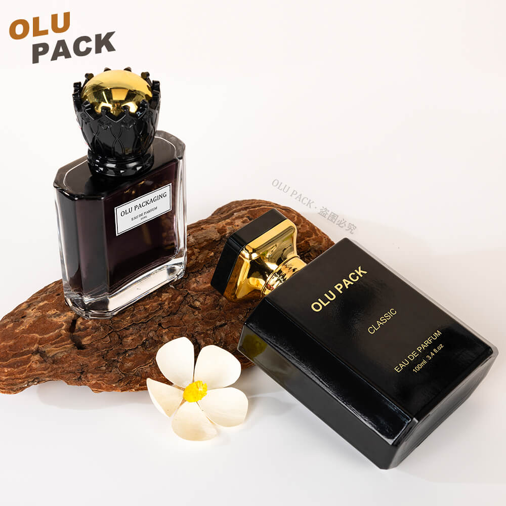 Octagonal Flat-Square High-end Glass Perfume Bottle - Xuzhou OLU Daily ...