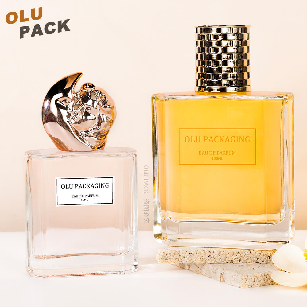 Octagonal Flat-Square High-end Glass Perfume Bottle - Xuzhou OLU Daily ...