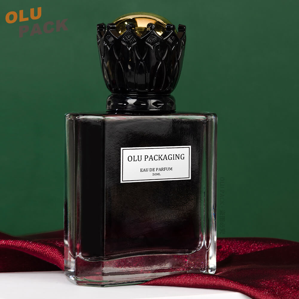 Octagonal Flat-Square High-end Glass Perfume Bottle - Xuzhou OLU Daily ...